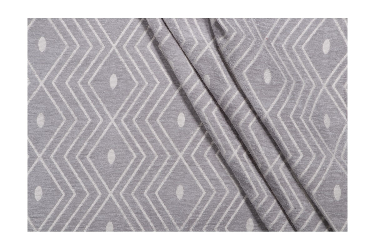 Kaufmann Kuna Woven Chenille Upholstery Fabric in Pewter