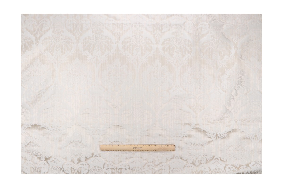 1.25 Yards Scalamandre Virtuoso Silk Damask Decorator Fabric in Beige ...