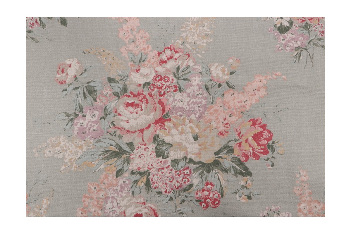 Ralph Lauren Angela Floral Printed Drapery Fabric in Sage