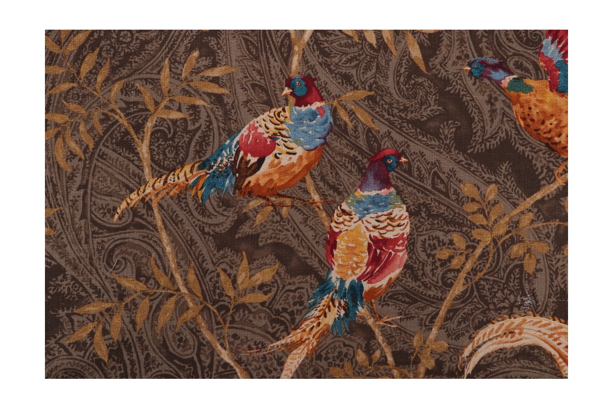 Kaufmann Monarch Printed Cotton Drapery Fabric in Heritage