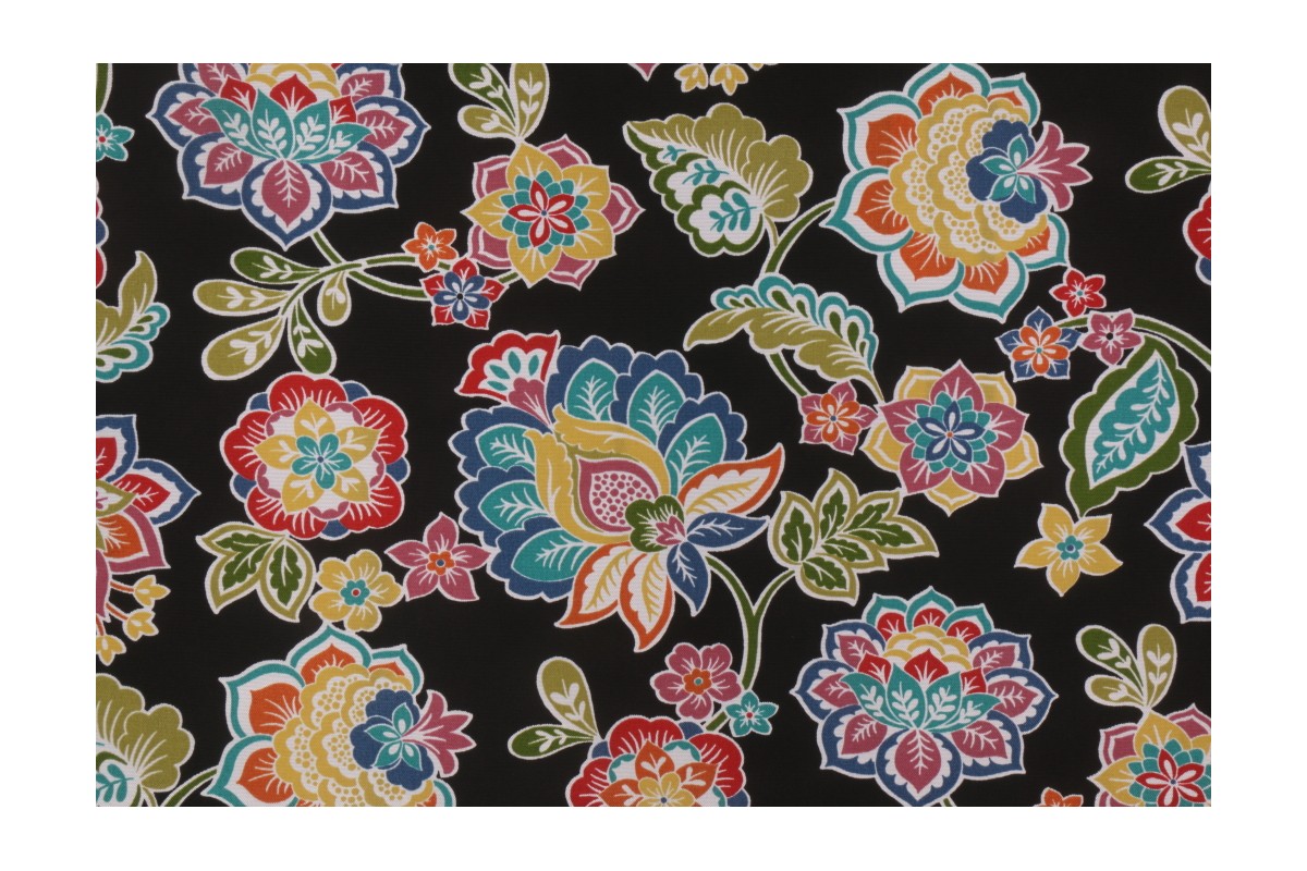 Richloom Dejana Printed Polyester Outdoor Fabric in Starlight