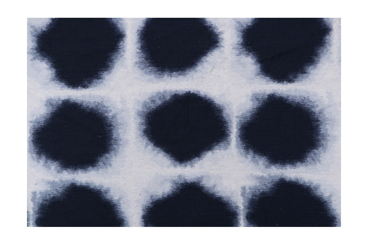 Morgan Fabric Indo Woven Upholstery Fabric in Indigo