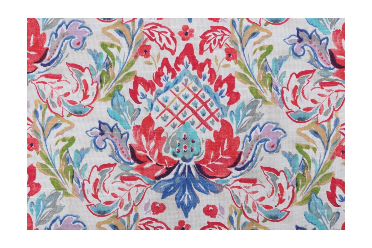 Kelly Ripa Home Flying Colors Printed Cotton Drapery Fabric in Confetti