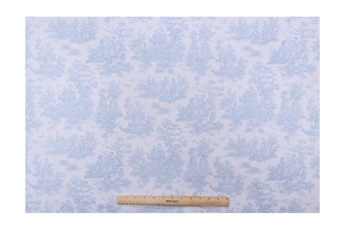 Premier Prints Jamestown Toile Printed Cotton Drapery Fabric in ...