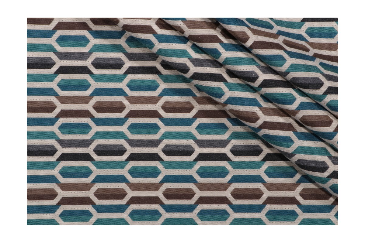 Sunbrella Woven Solution Dyed Acrylic Chenille Outdoor Fabric In Lagoon