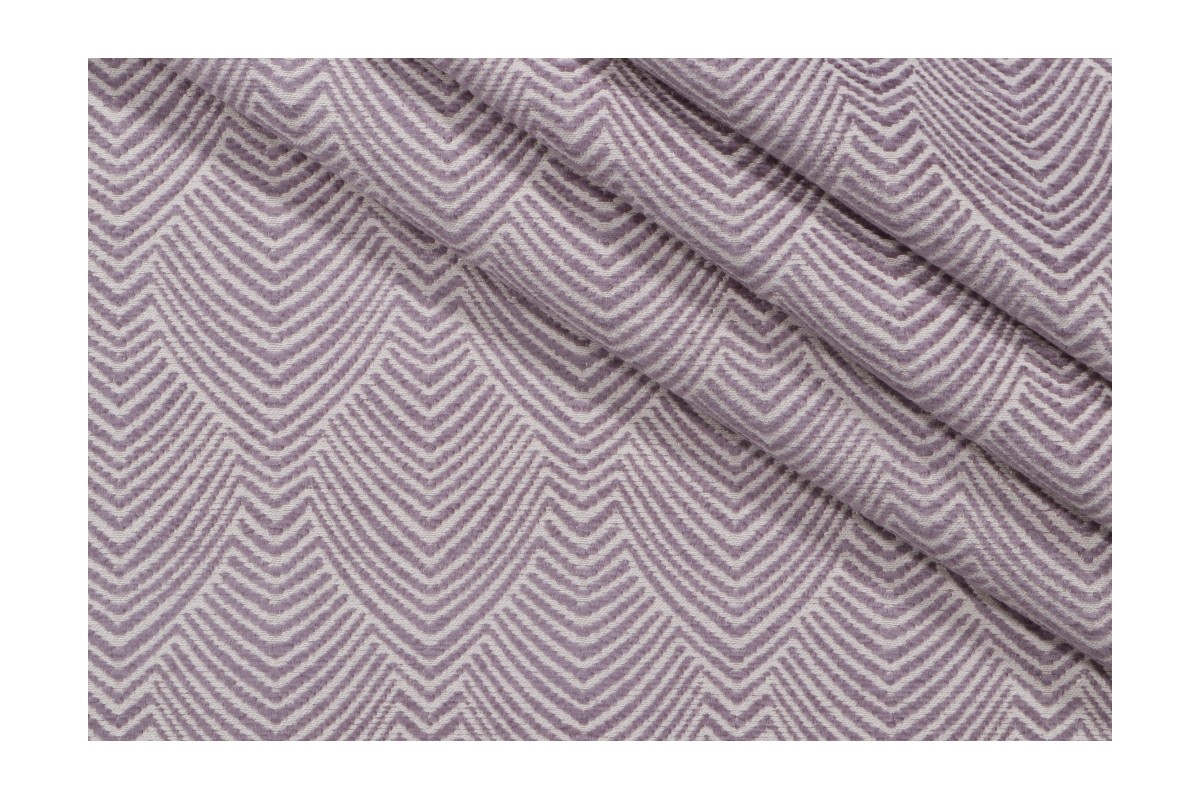 5 Yards Fishbone Upholstery fabric in Lilac