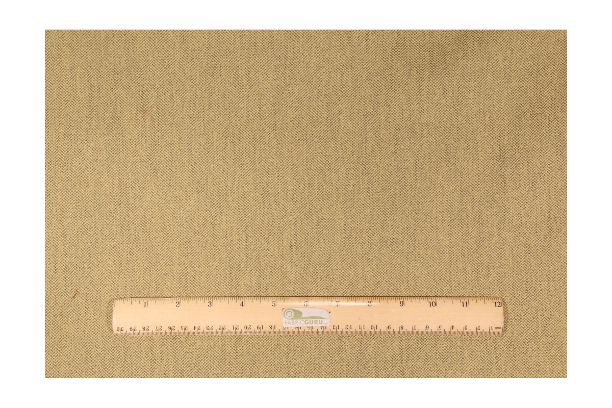 4.8 Yards Fabricut Mini Chevron Stripe Upholstery Fabric in Maize