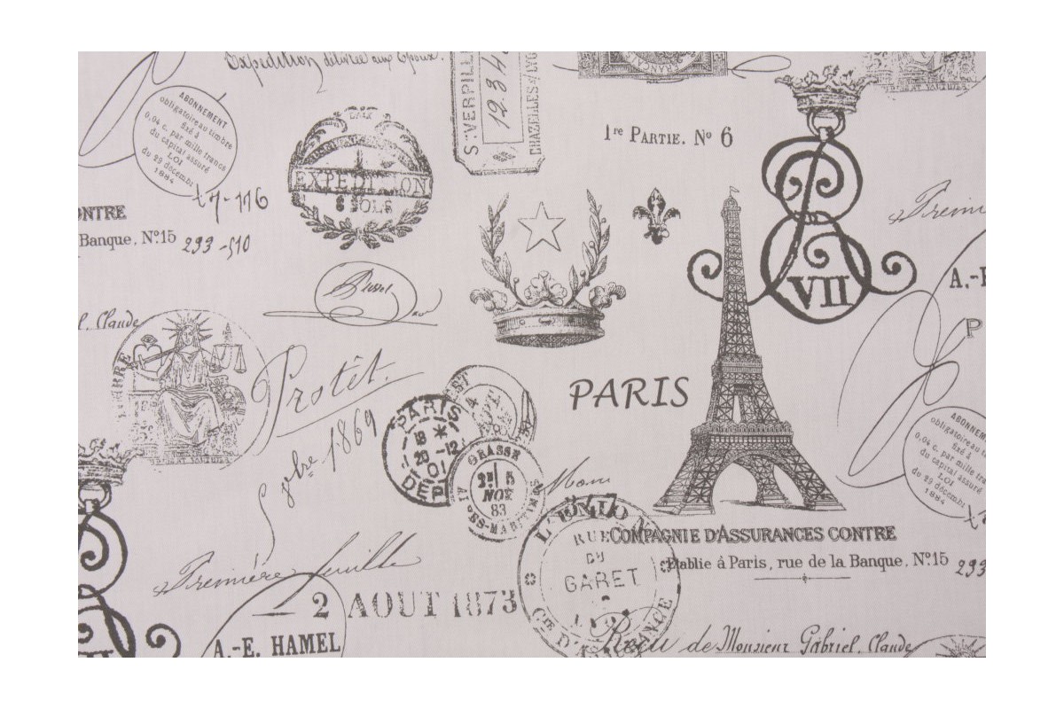 Premier Prints French Stamp Twill Printed Cotton Drapery Fabric in ...