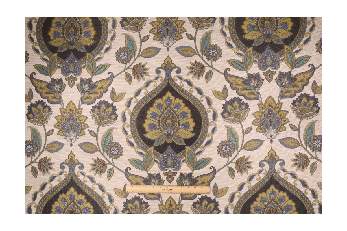 12.5 yards TFA FAirhave BK Upholstery Fabric in Caribbean