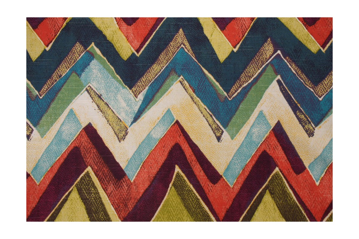 Robert Allen Color Field Printed Cotton Drapery Fabric in Leaf