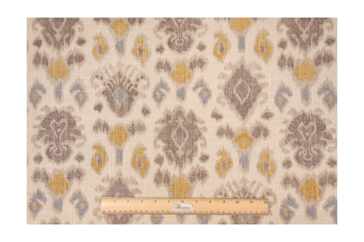 1 Yards Mill Creek Namaste - Cliffside Printed Linen Blend Drapery ...