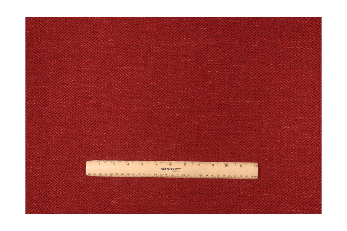 3.8 Yards Trax Upholstery Fabric in Garnet