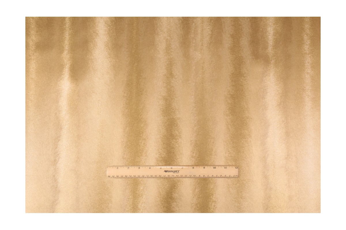 Mink Textured Vinyl Upholstery Fabric in Gold