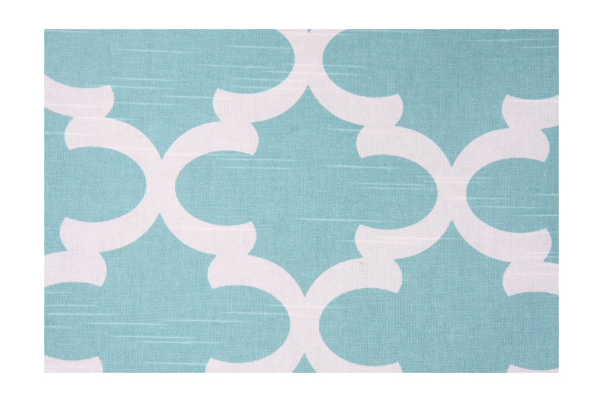 Premier Prints Fynn Slub Printed Cotton Drapery Fabric in Spirit Blue