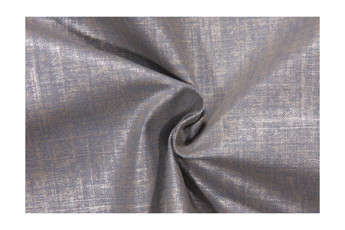 Robert Allen Alchemy Linen Glazed Linen Drapery Fabric in Steel