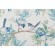 Covington Emilia Printed Cotton Drapery Fabric in 524-Mediterranean Blue