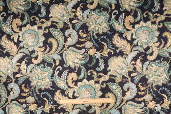 Mill Creek Maylie - Cliffside Printed Linen Blend Drapery Fabric in ...