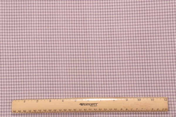 1.75 Yards Robert Allen Crosswell Printed Cotton Drapery Fabric in Heather