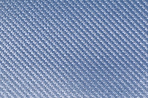 Marine Vinyl - Carbon Fibre Outdoor Fabric in Pacific Blue