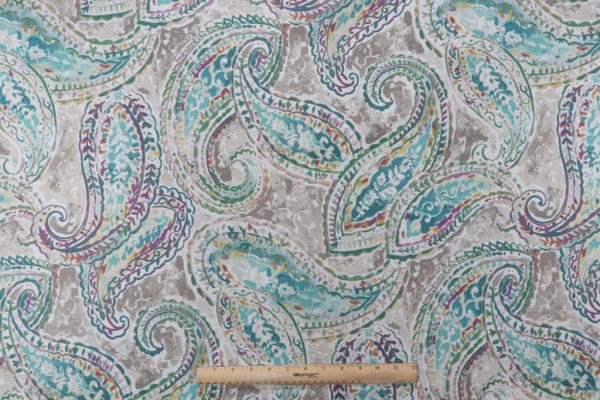 3.75 Yards Kelly Ripa Home Bright & Lively Printed Cotton Drapery ...