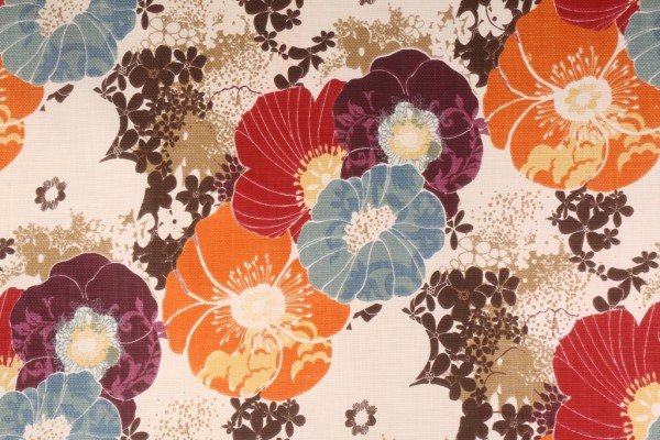 Richloom Amelia Printed Cotton Decorator Fabric in Graffiti