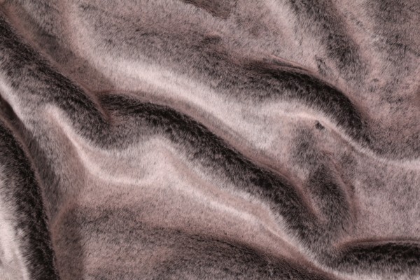 4.7 Yards Faux Fur Upholstery Fabric in Grey Fox