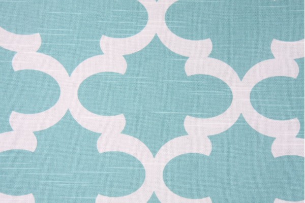 Premier Prints Fynn Slub Printed Cotton Drapery Fabric in Spirit Blue