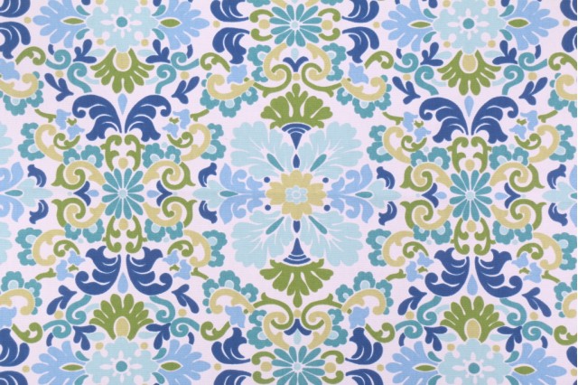 Fabric Guru - Damask Print Drapery Curtain Fabric